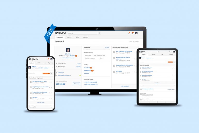 The Dashboard on Guru Gets a New Look